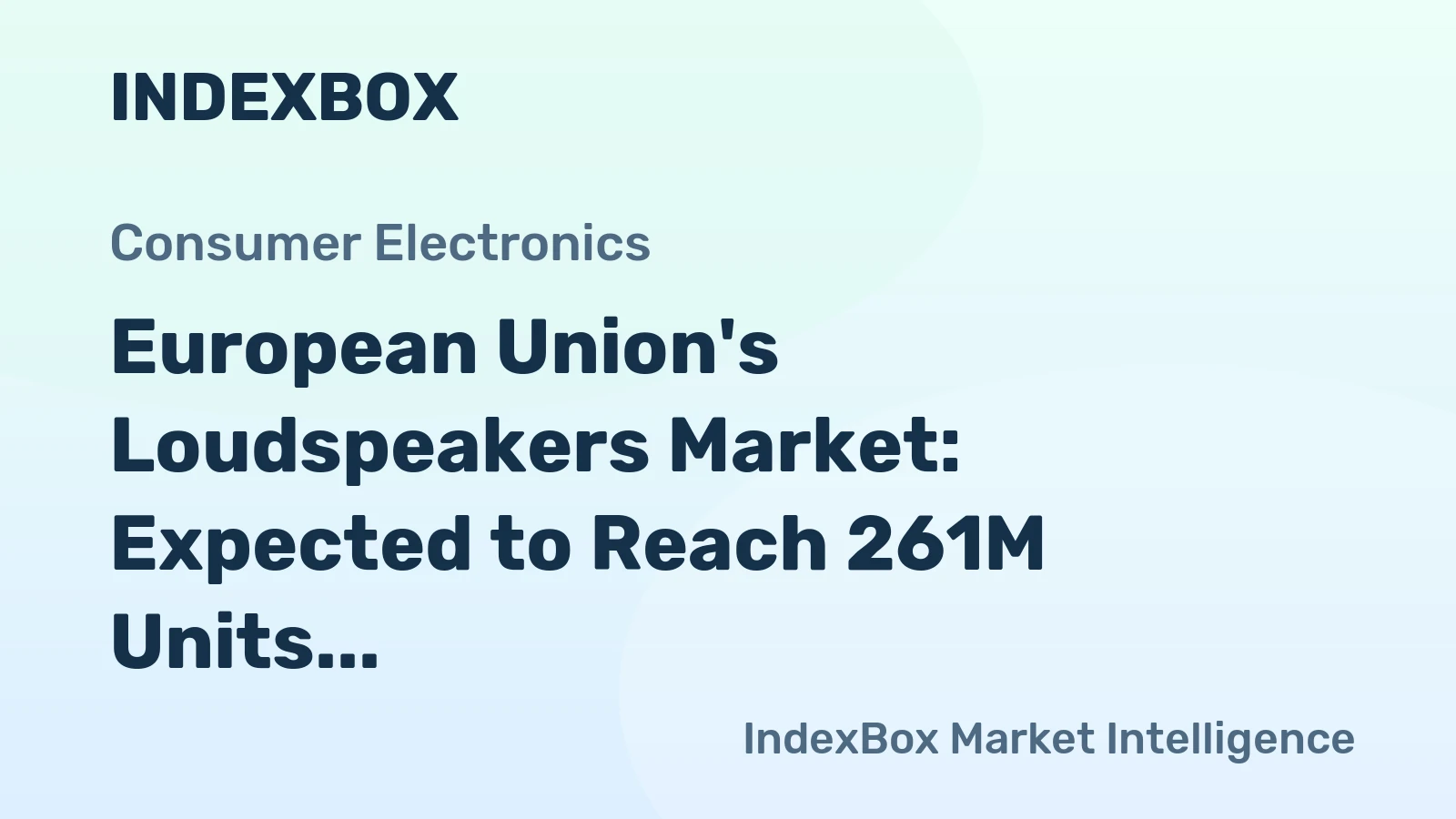 European Union's Loudspeakers Market: Expected to Reach 261M Units and $3B by 2035