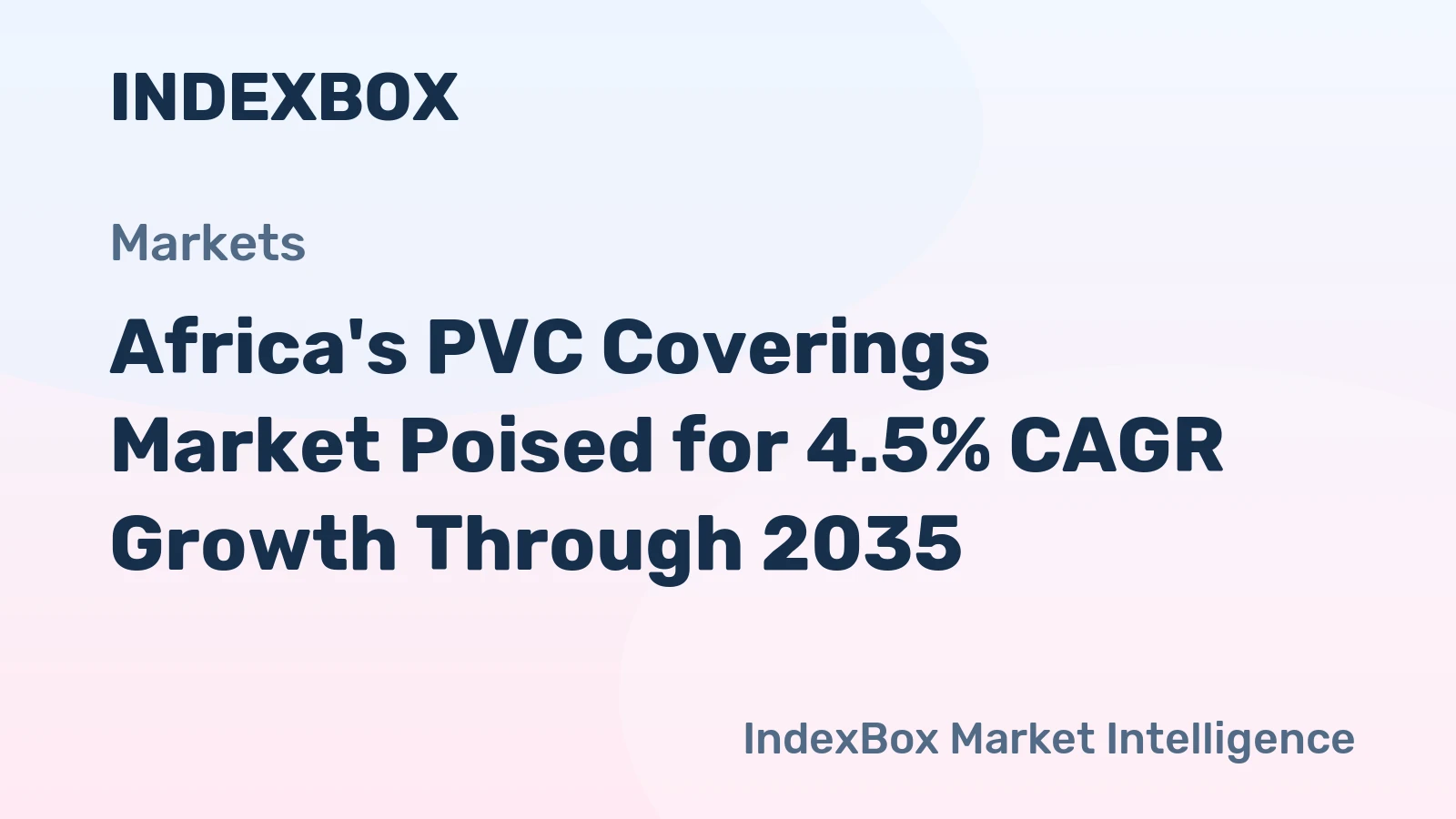Africa's PVC Coverings Market Poised for 4.5% CAGR Growth Through 2035