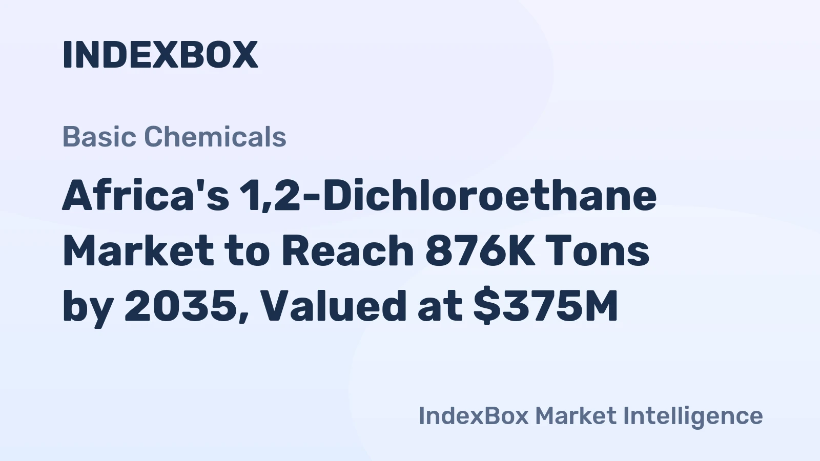 Africa's 1,2-Dichloroethane Market to Reach 876K Tons by 2035, Valued at $375M