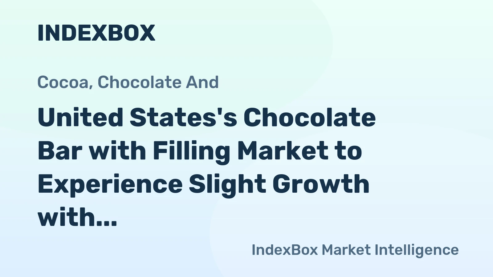 United States's Chocolate Bar with Filling Market to Experience Slight Growth with +0.2% CAGR in Volume and +0.6% CAGR in Value from 2024 to 2035