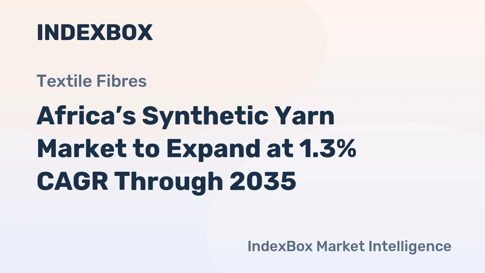 Africa’s Synthetic Yarn Market to Expand at 1.3% CAGR Through 2035