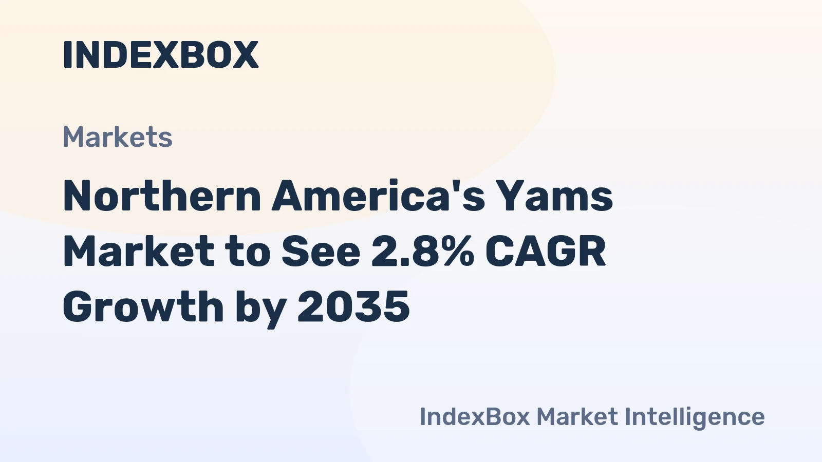 Northern America's Yams Market to See 2.8% CAGR Growth by 2035