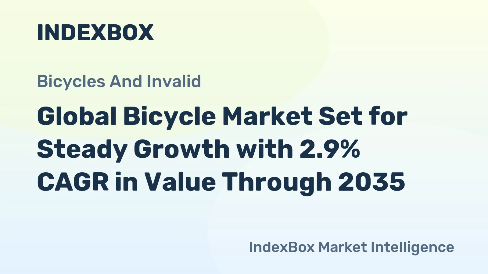 Global Bicycle Market Set for Steady Growth with 2.9% CAGR in Value Through 2035
