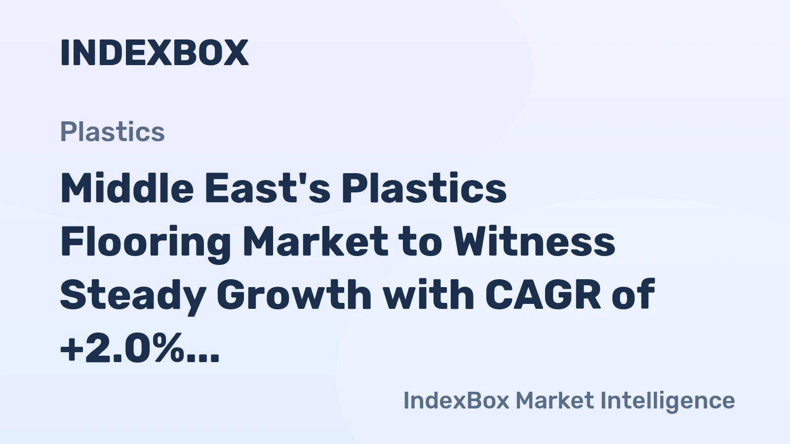 Middle East's Plastics Flooring Market to Witness Steady Growth with CAGR of +2.0%