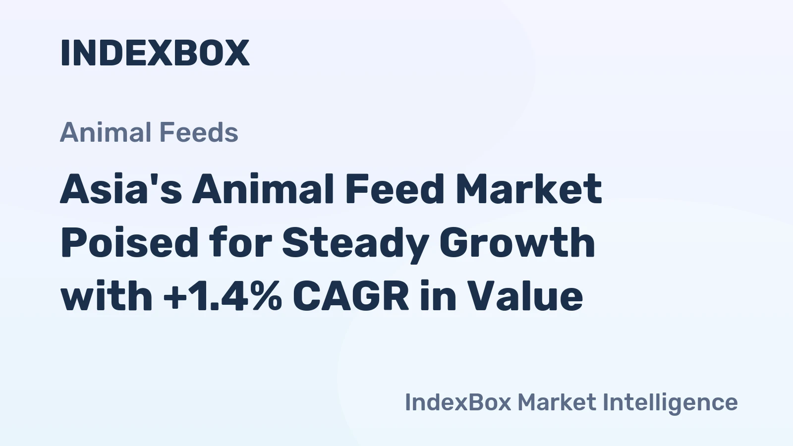 Asia's Animal Feed Market Poised for Steady Growth with +1.4% CAGR in Value