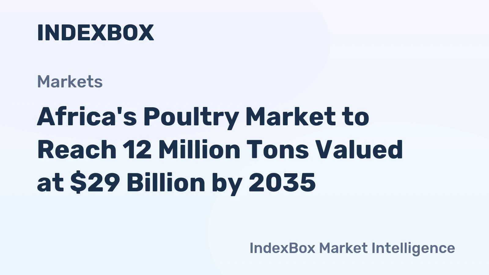 Africa's Poultry Market to Reach 12 Million Tons Valued at $29 Billion by 2035
