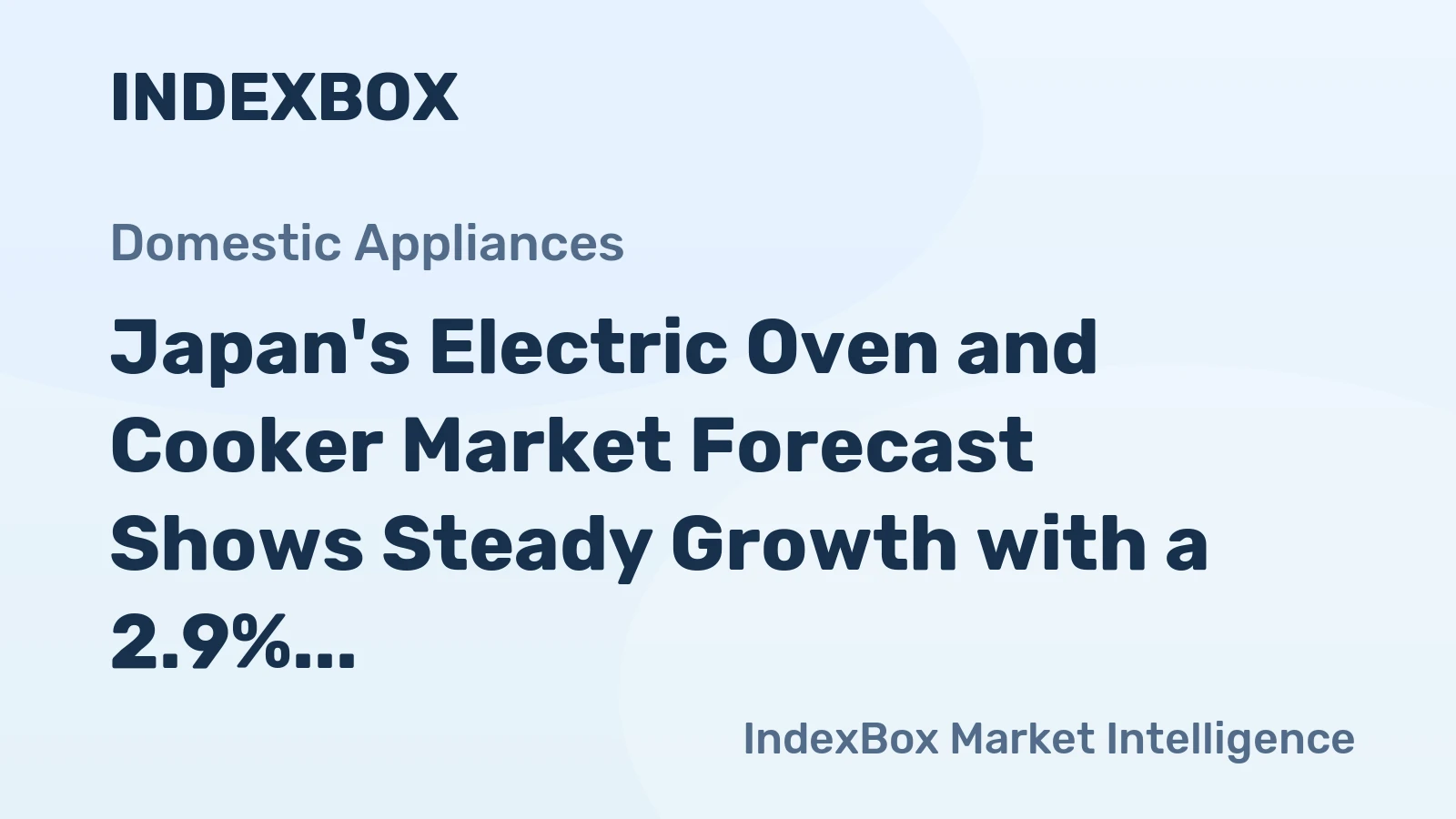 Japan's Electric Oven and Cooker Market Forecast Shows Steady Growth with a 2.9% CAGR in Value
