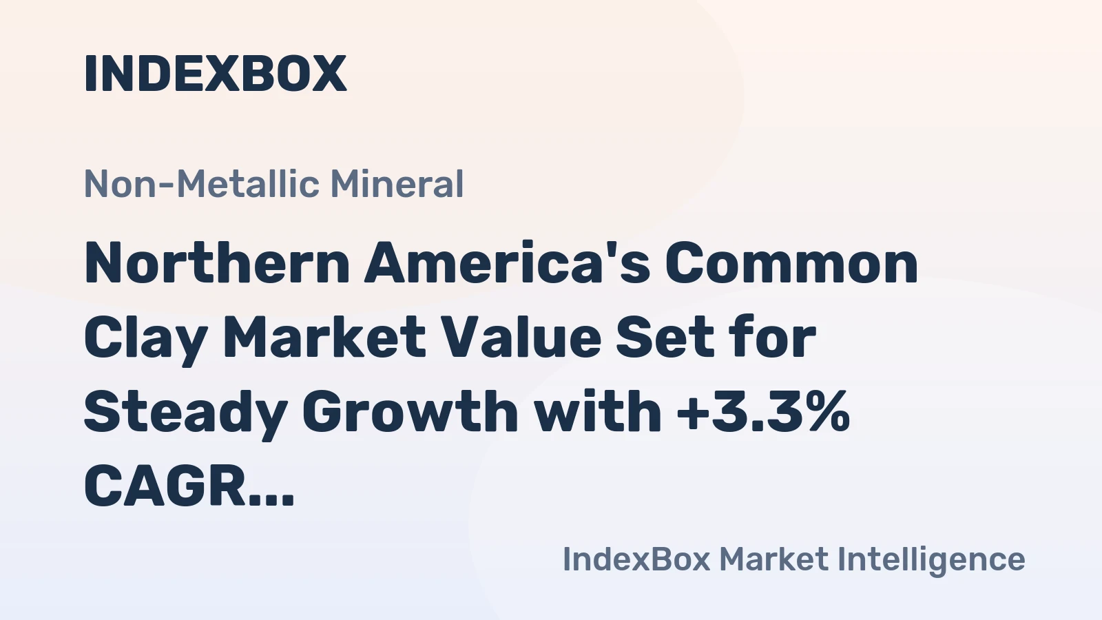Northern America's Common Clay Market Value Set for Steady Growth with +3.3% CAGR Through 2035