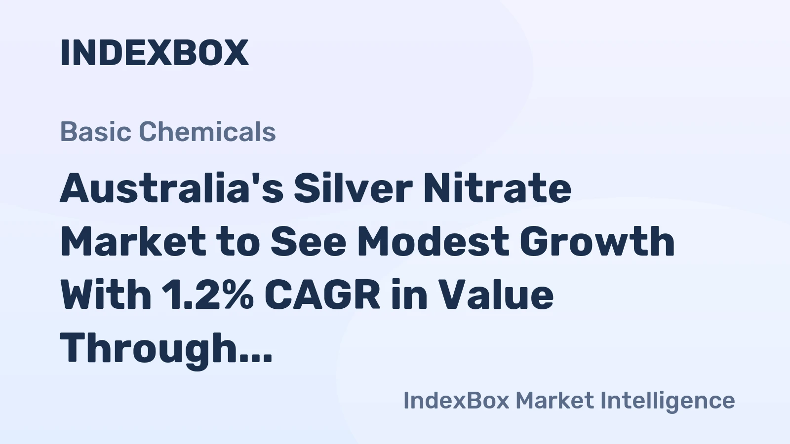 Australia's Silver Nitrate Market to See Modest Growth With 1.2% CAGR in Value Through 2035