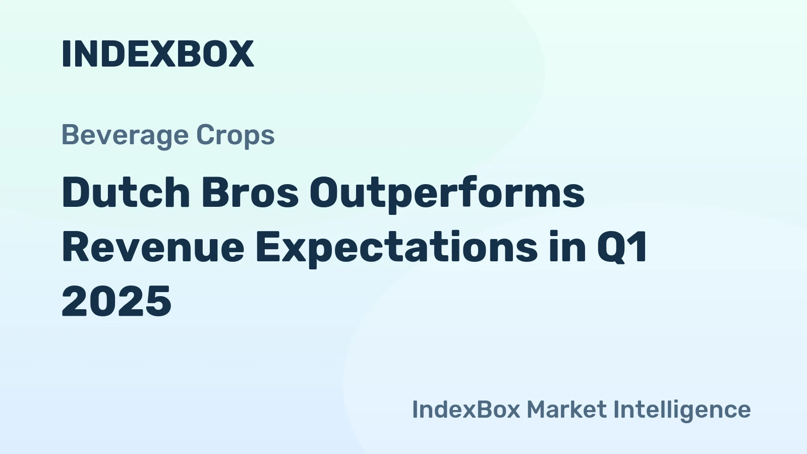 Dutch Bros Outperforms Revenue Expectations in Q1 2025