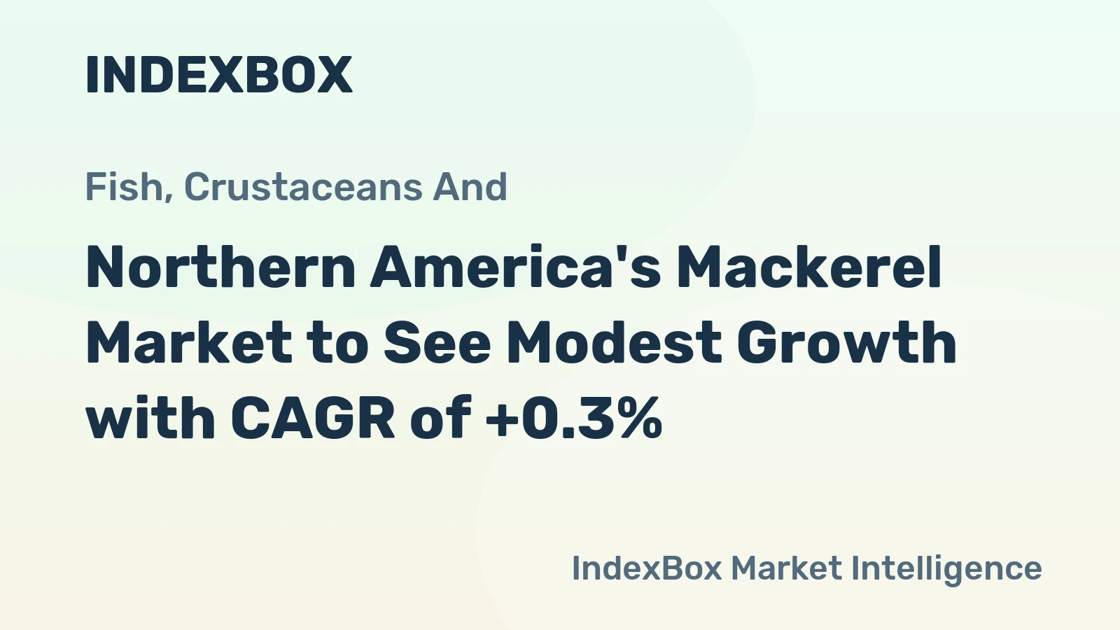 Northern America's Mackerel Market to See Modest Growth with CAGR of +0.3%