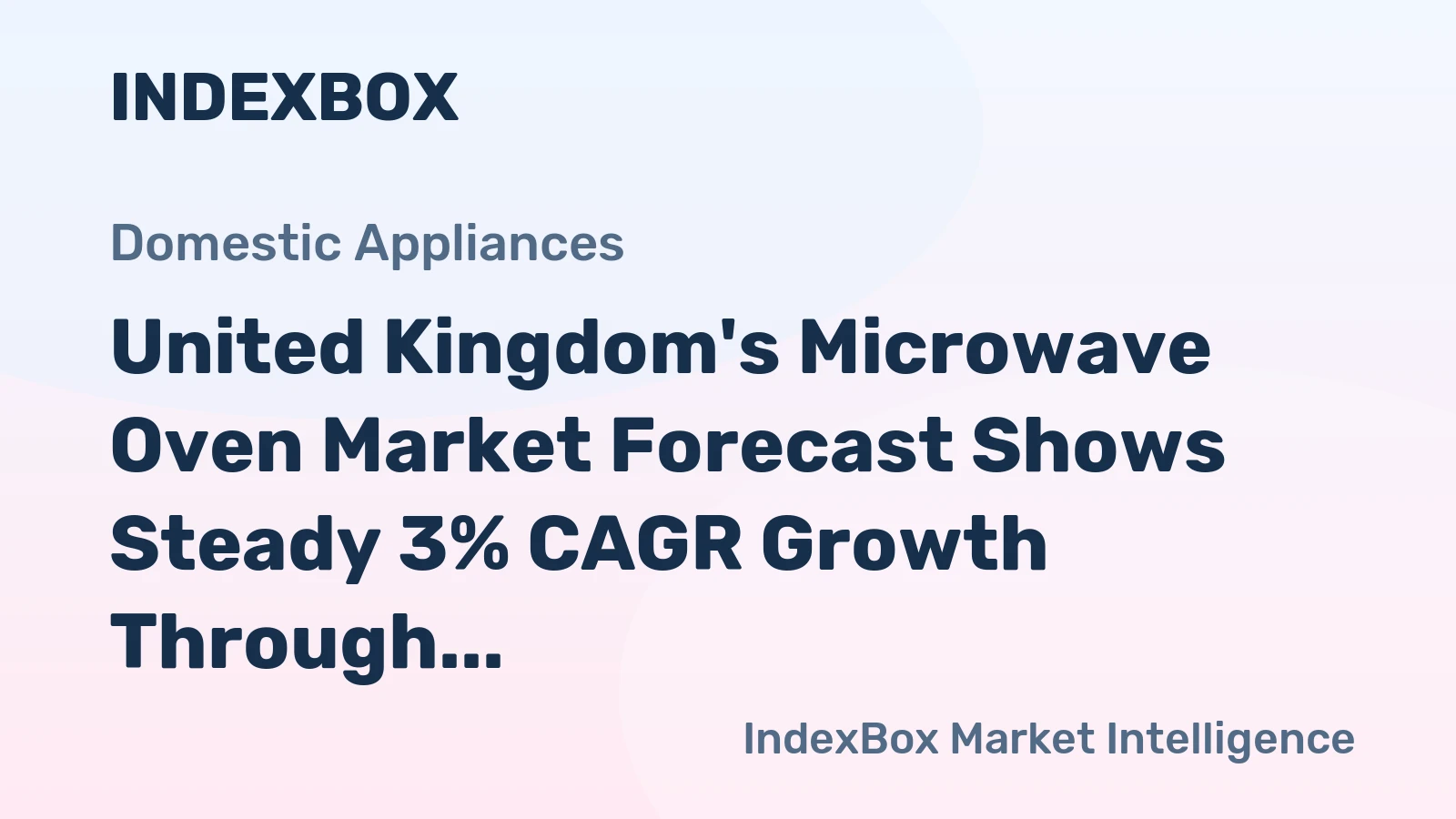 United Kingdom's Microwave Oven Market Forecast Shows Steady 3% CAGR Growth Through 2035