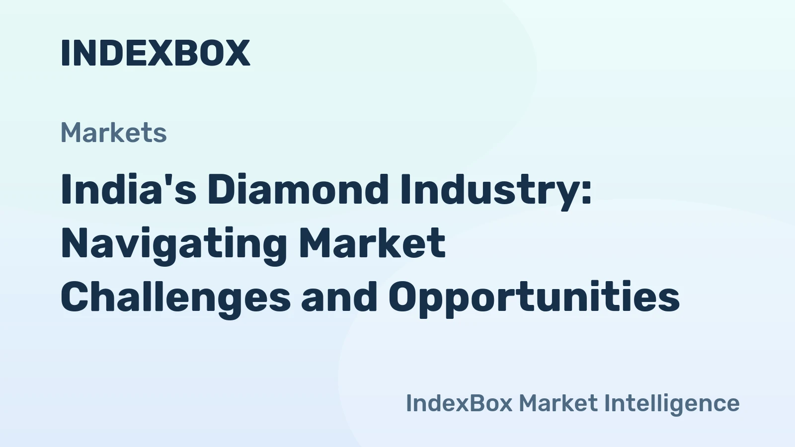 India's Diamond Industry: Navigating Market Challenges and Opportunities