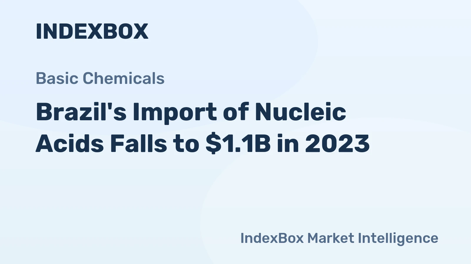 Brazil's Import of Nucleic Acids Falls to $1.1B in 2023