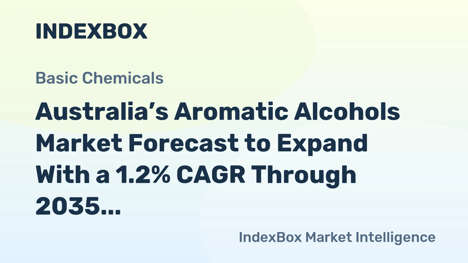 Australia’s Aromatic Alcohols Market Forecast to Expand With a 1.2% CAGR Through 2035