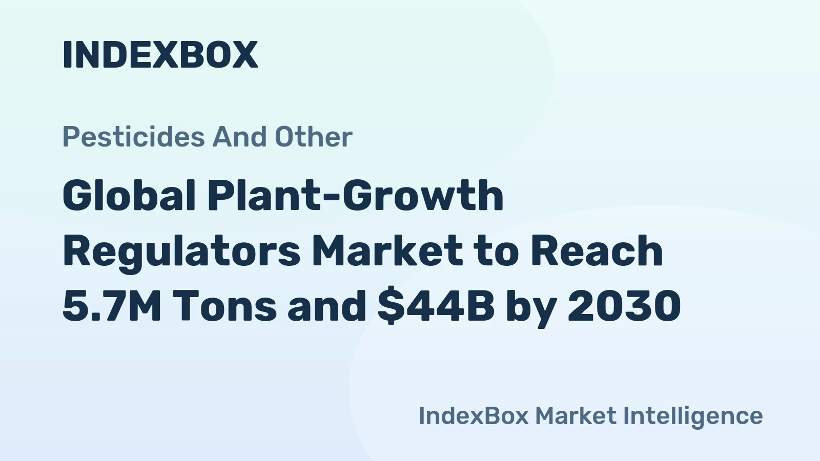 Global Plant-Growth Regulators Market to Reach 5.7M Tons and $44B by 2030
