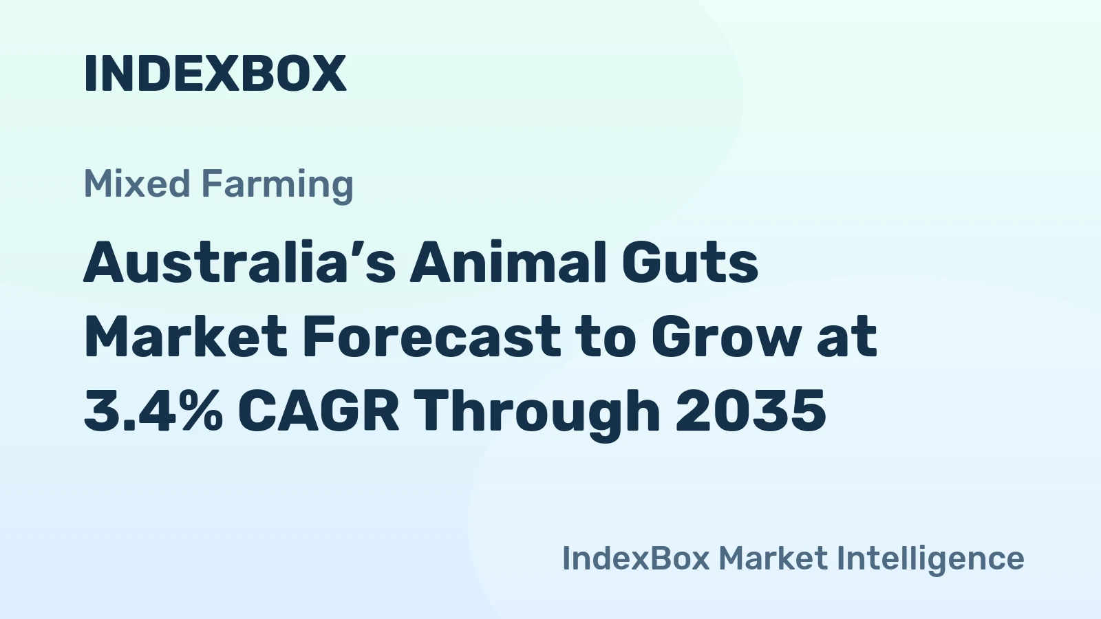 Australia’s Animal Guts Market Forecast to Grow at 3.4% CAGR Through 2035