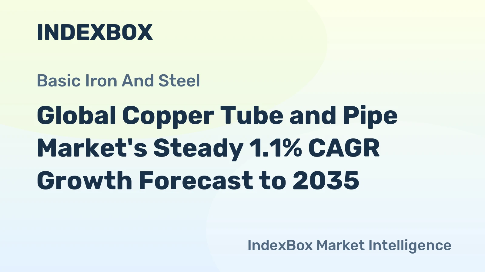 Global Copper Tube and Pipe Market's Steady 1.1% CAGR Growth Forecast to 2035