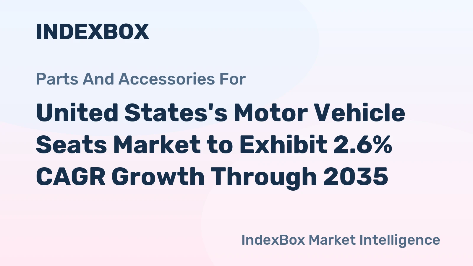 United States's Motor Vehicle Seats Market to Exhibit 2.6% CAGR Growth Through 2035