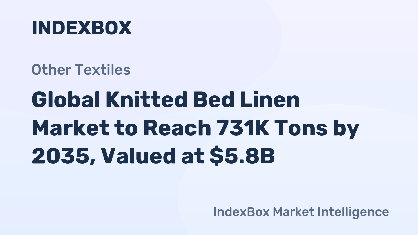 Global Knitted Bed Linen Market to Reach 731K Tons by 2035, Valued at $5.8B