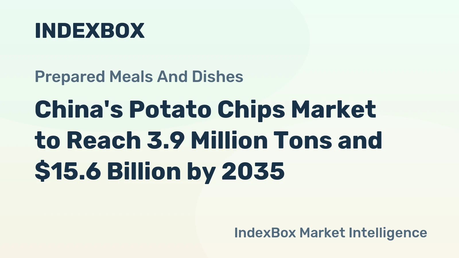 China's Potato Chips Market to Reach 3.9 Million Tons and $15.6 Billion by 2035