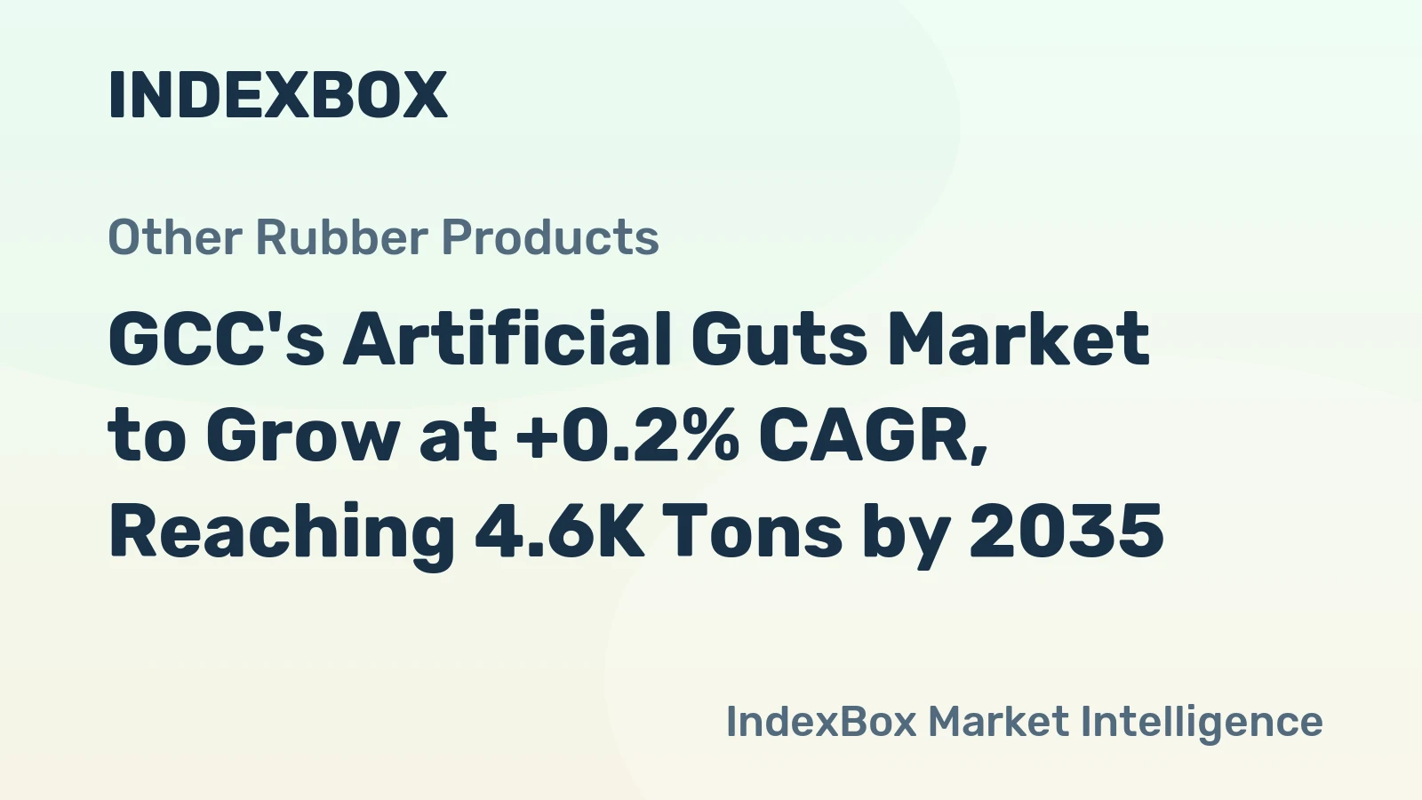GCC's Artificial Guts Market to Grow at +0.2% CAGR, Reaching 4.6K Tons by 2035