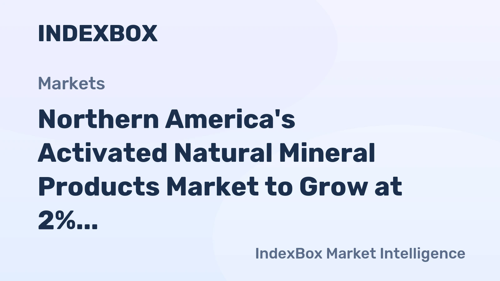 Northern America's Activated Natural Mineral Products Market to Grow at 2% CAGR Through 2035