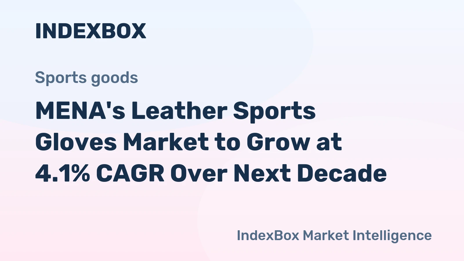 MENA's Leather Sports Gloves Market to Grow at 4.1% CAGR Over Next Decade