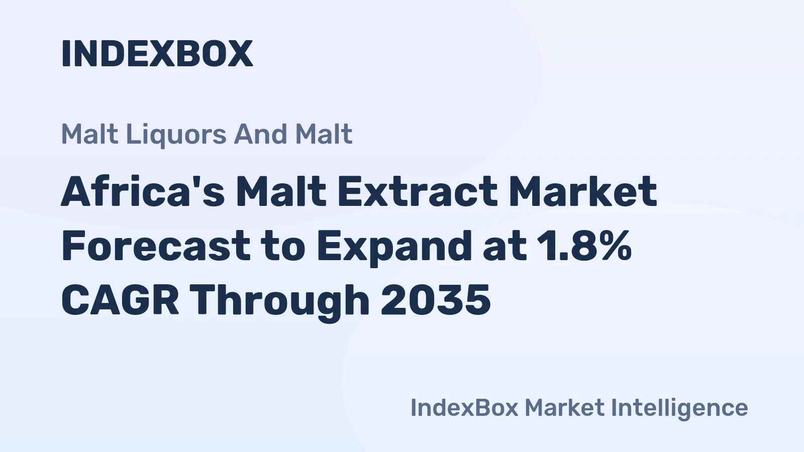 Africa's Malt Extract Market Forecast to Expand at 1.8% CAGR Through 2035