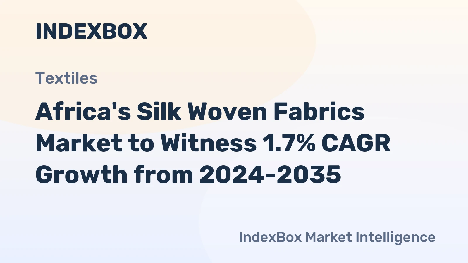 Africa's Silk Woven Fabrics Market to Witness 1.7% CAGR Growth from 2024-2035