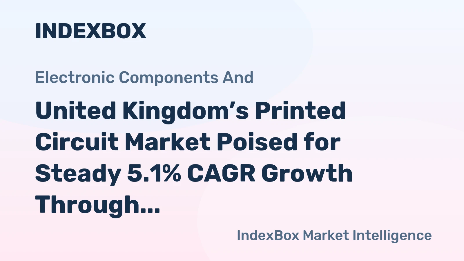 United Kingdom’s Printed Circuit Market Poised for Steady 5.1% CAGR Growth Through 2035