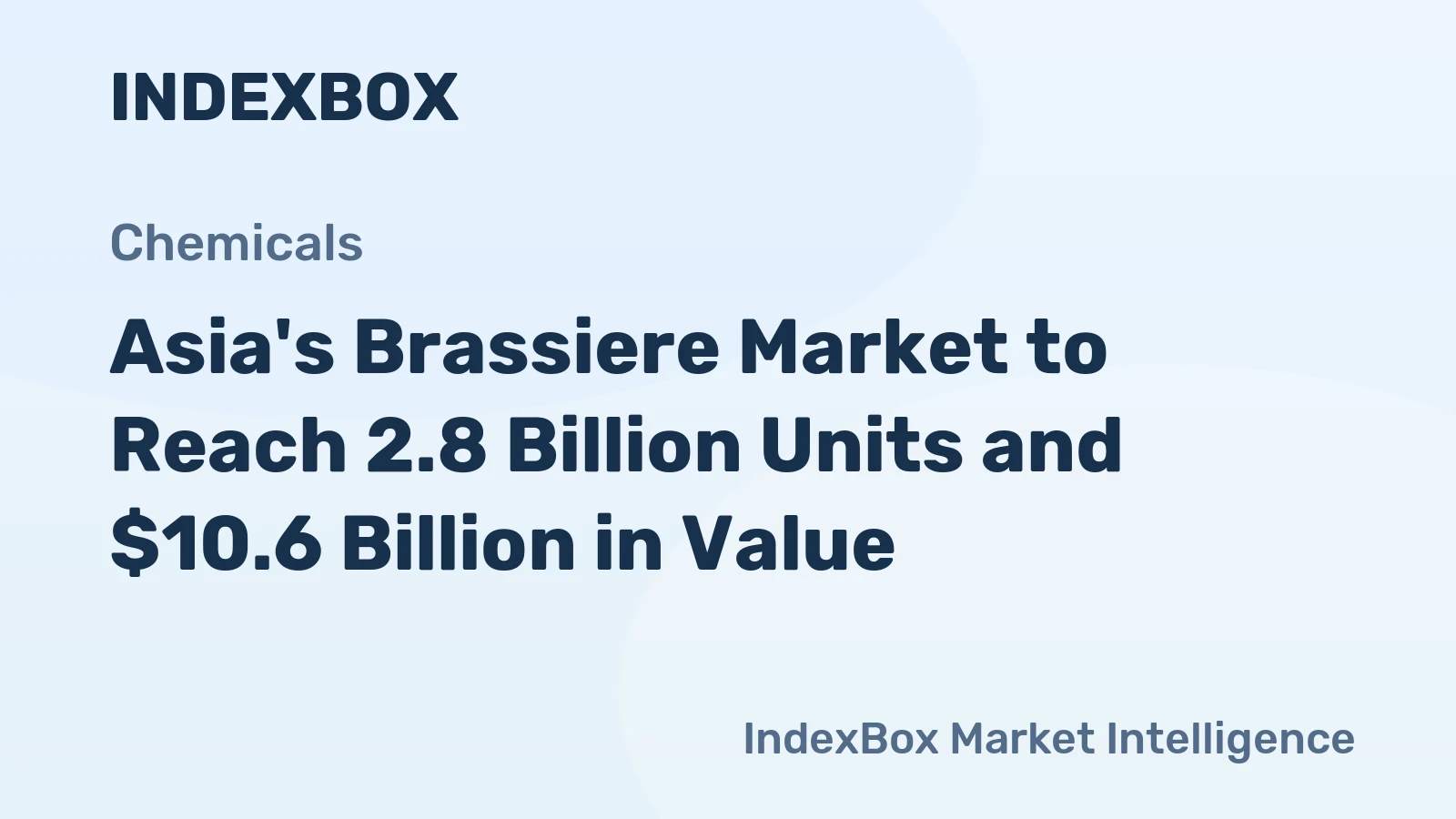 Asia's Brassiere Market to Reach 2.8 Billion Units and $10.6 Billion in Value
