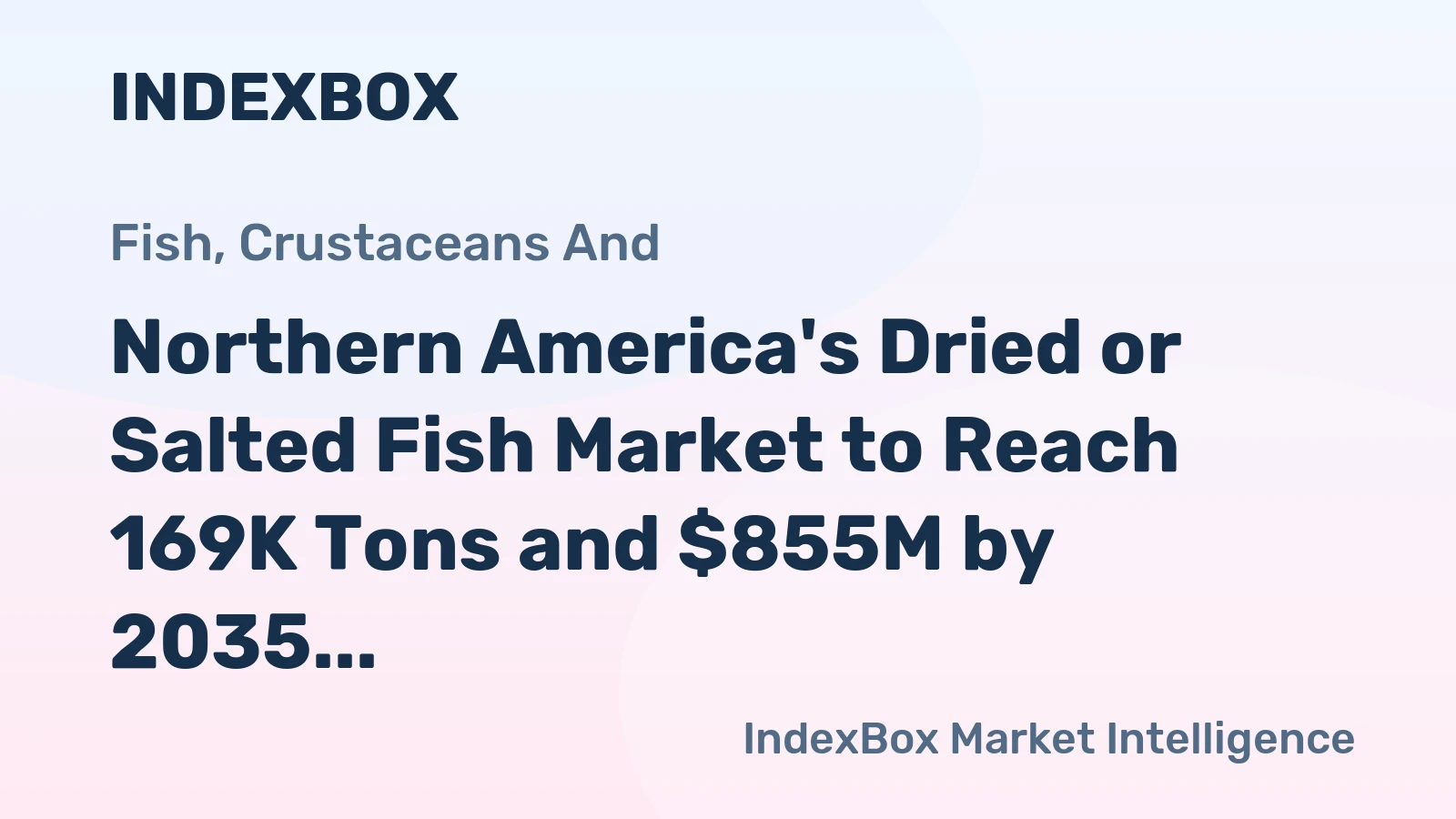 Northern America's Dried or Salted Fish Market to Reach 169K Tons and $855M by 2035, Driven by Increasing Demand
