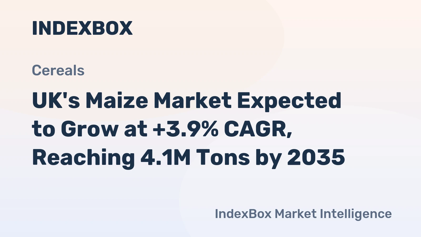 UK's Maize Market Expected to Grow at +3.9% CAGR, Reaching 4.1M Tons by 2035