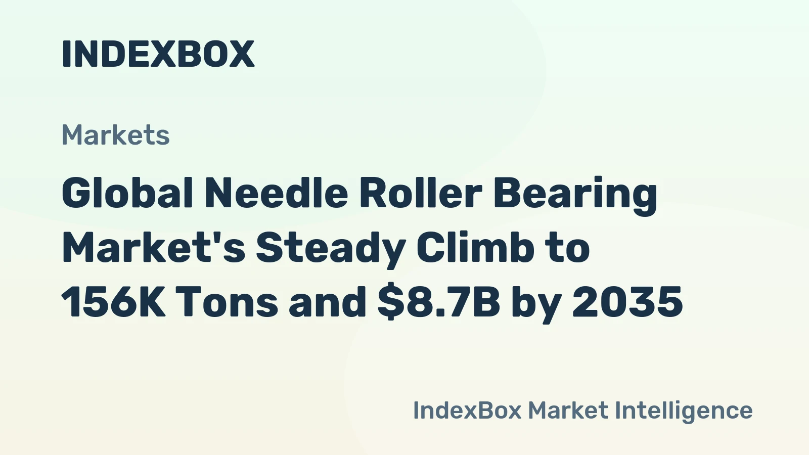 Global Needle Roller Bearing Market's Steady Climb to 156K Tons and $8.7B by 2035