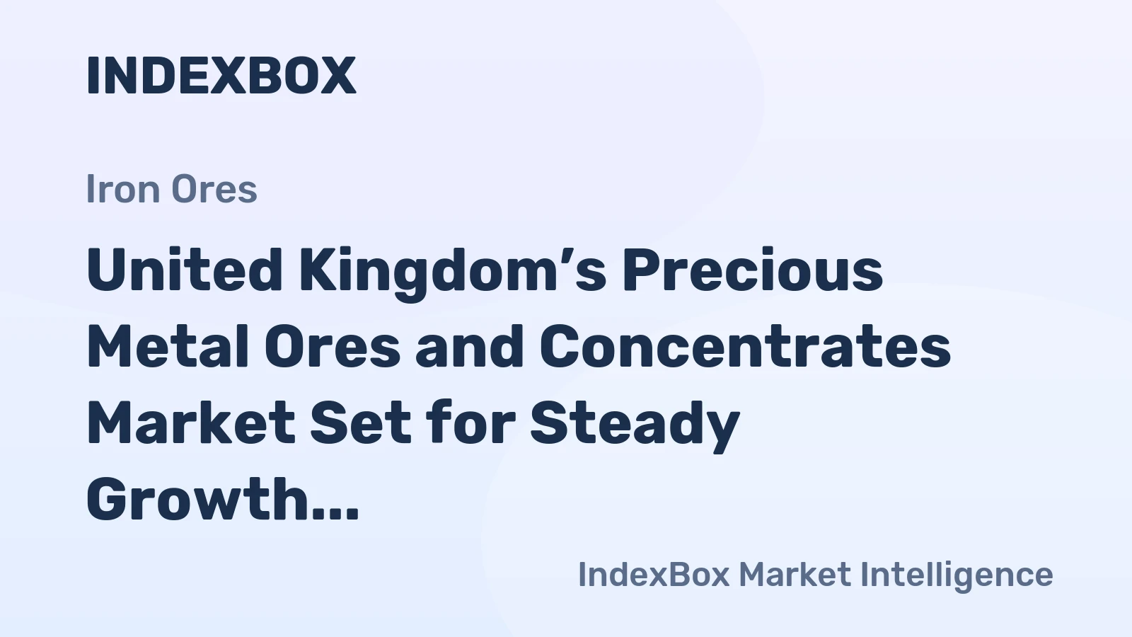United Kingdom’s Precious Metal Ores and Concentrates Market Set for Steady Growth with a 3.2% CAGR in Value