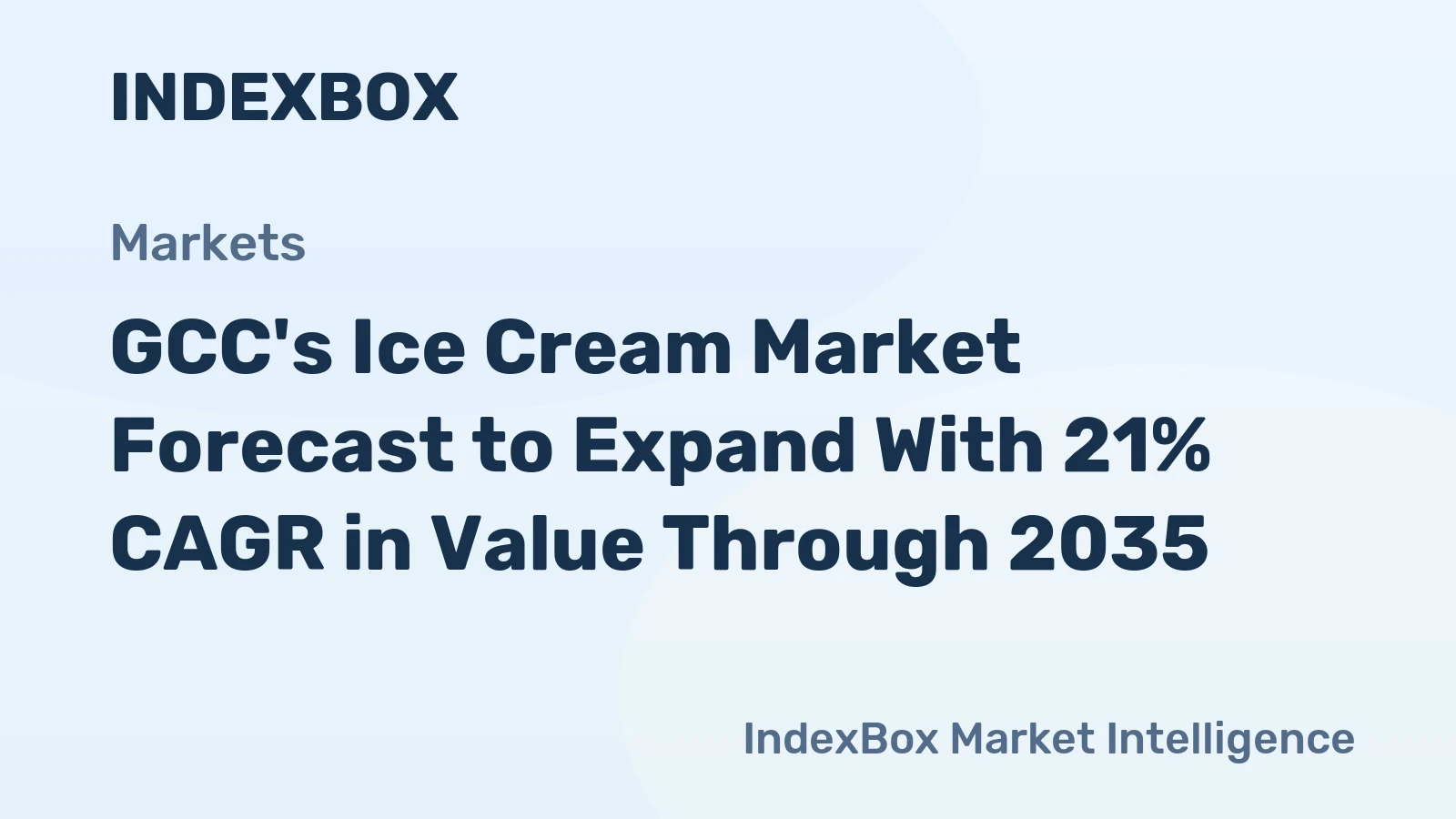 GCC's Ice Cream Market Forecast to Expand With 21% CAGR in Value Through 2035