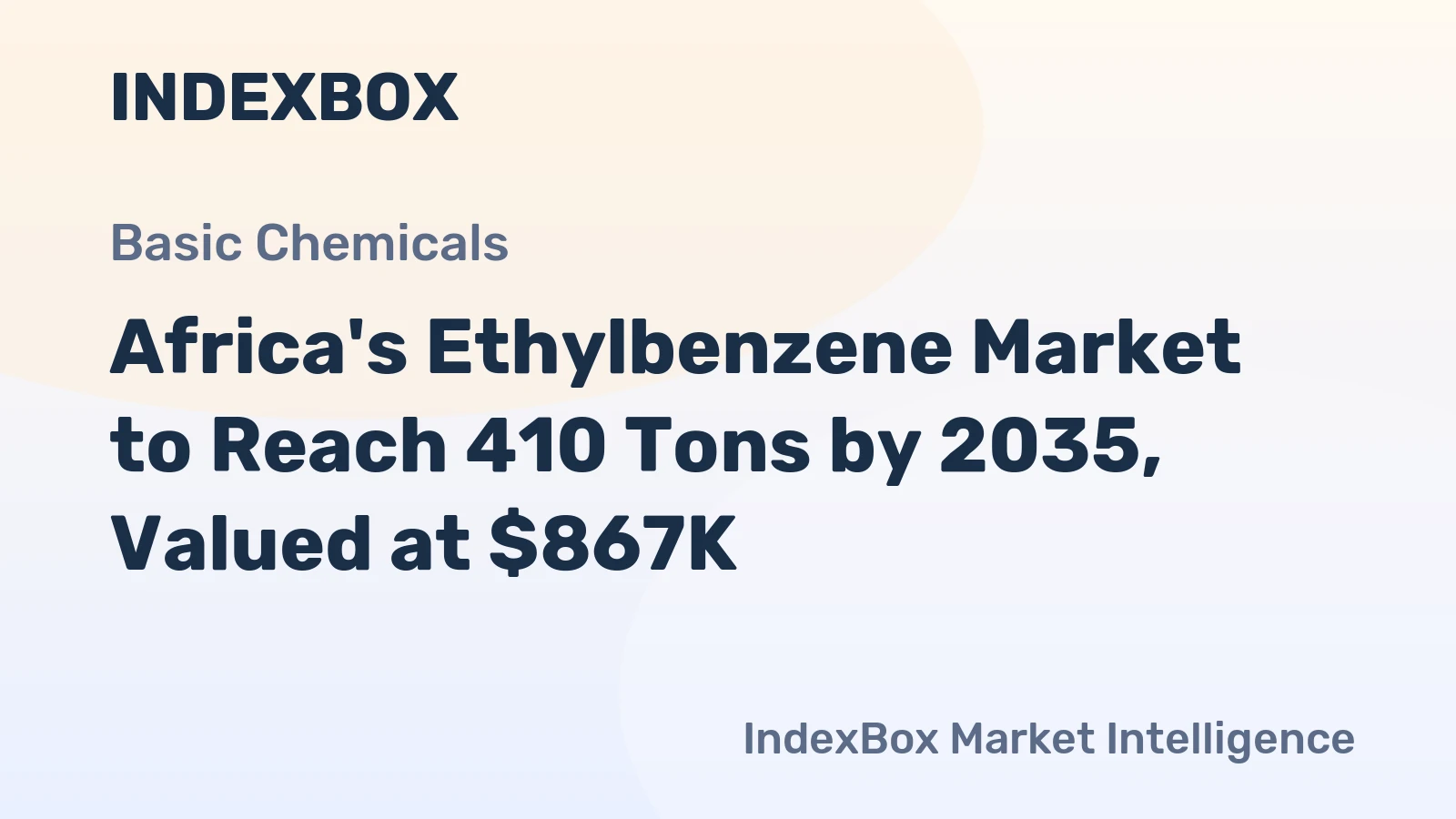 Africa's Ethylbenzene Market to Reach 410 Tons by 2035, Valued at $867K