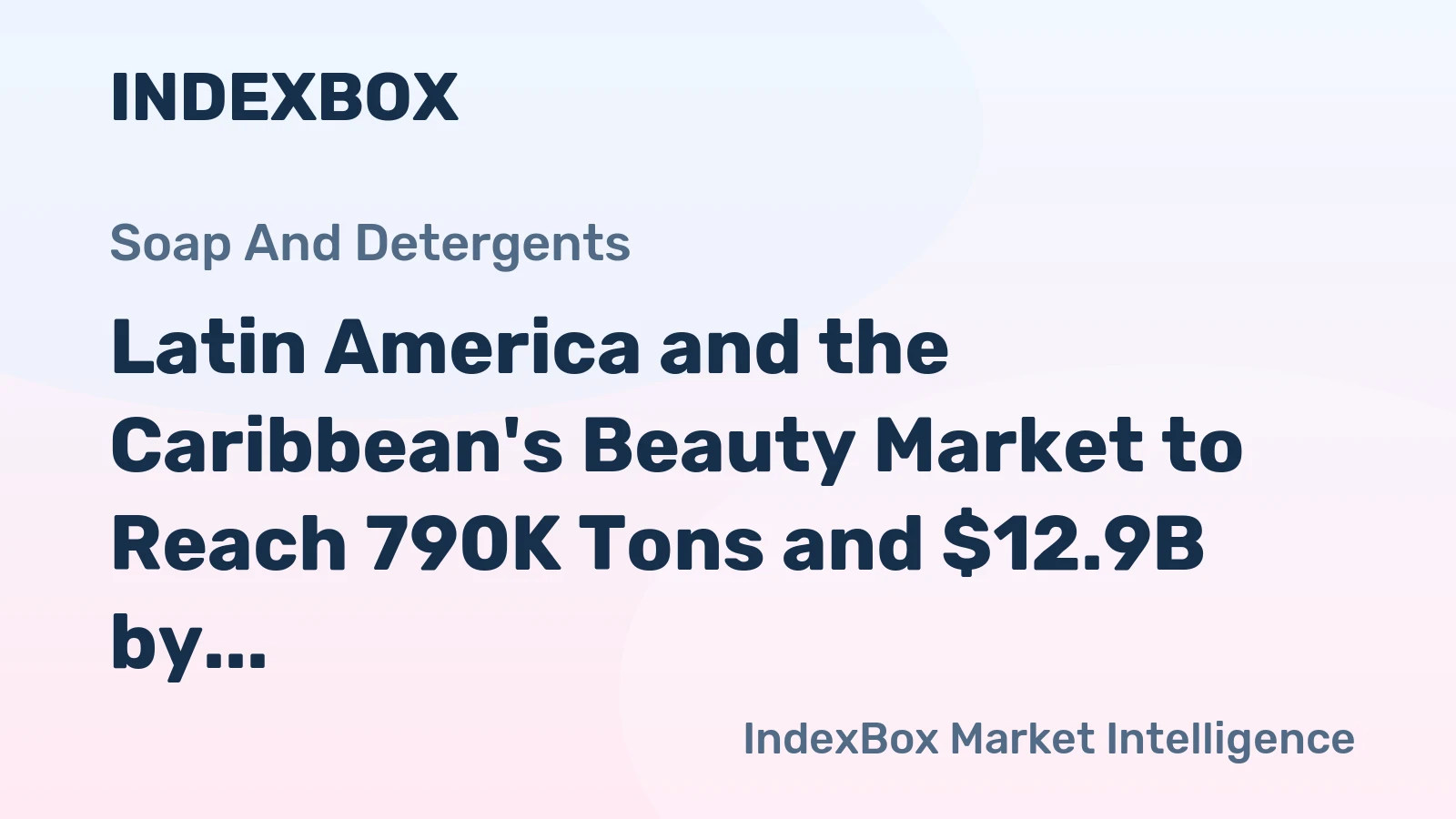 Latin America and the Caribbean's Beauty Market to Reach 790K Tons and $12.9B by 2035