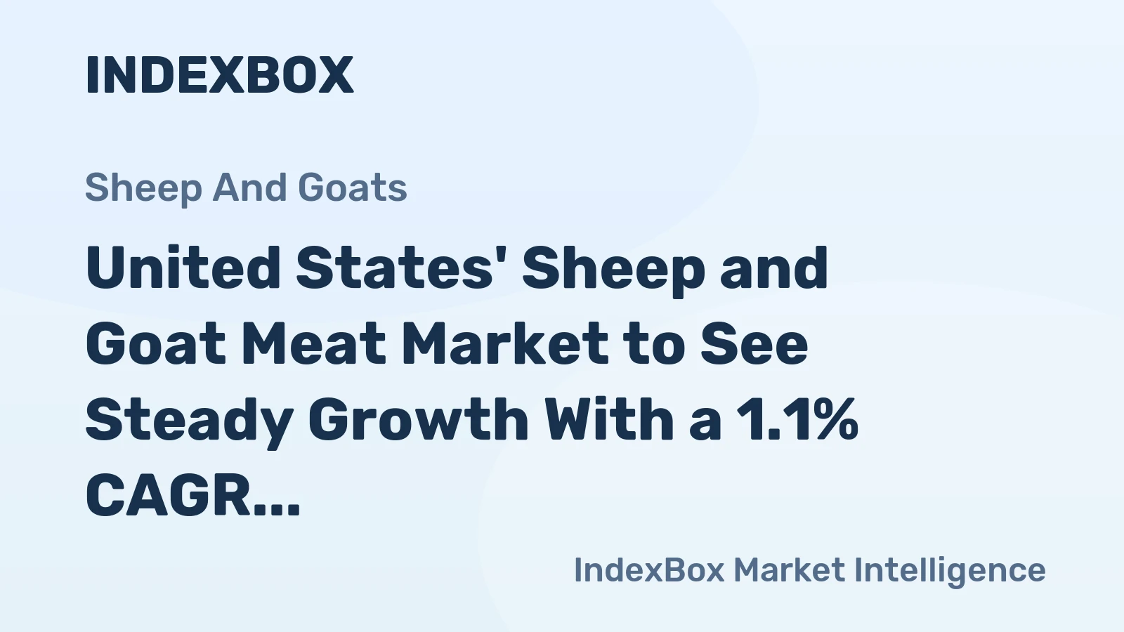 United States' Sheep and Goat Meat Market to See Steady Growth With a 1.1% CAGR Through 2035