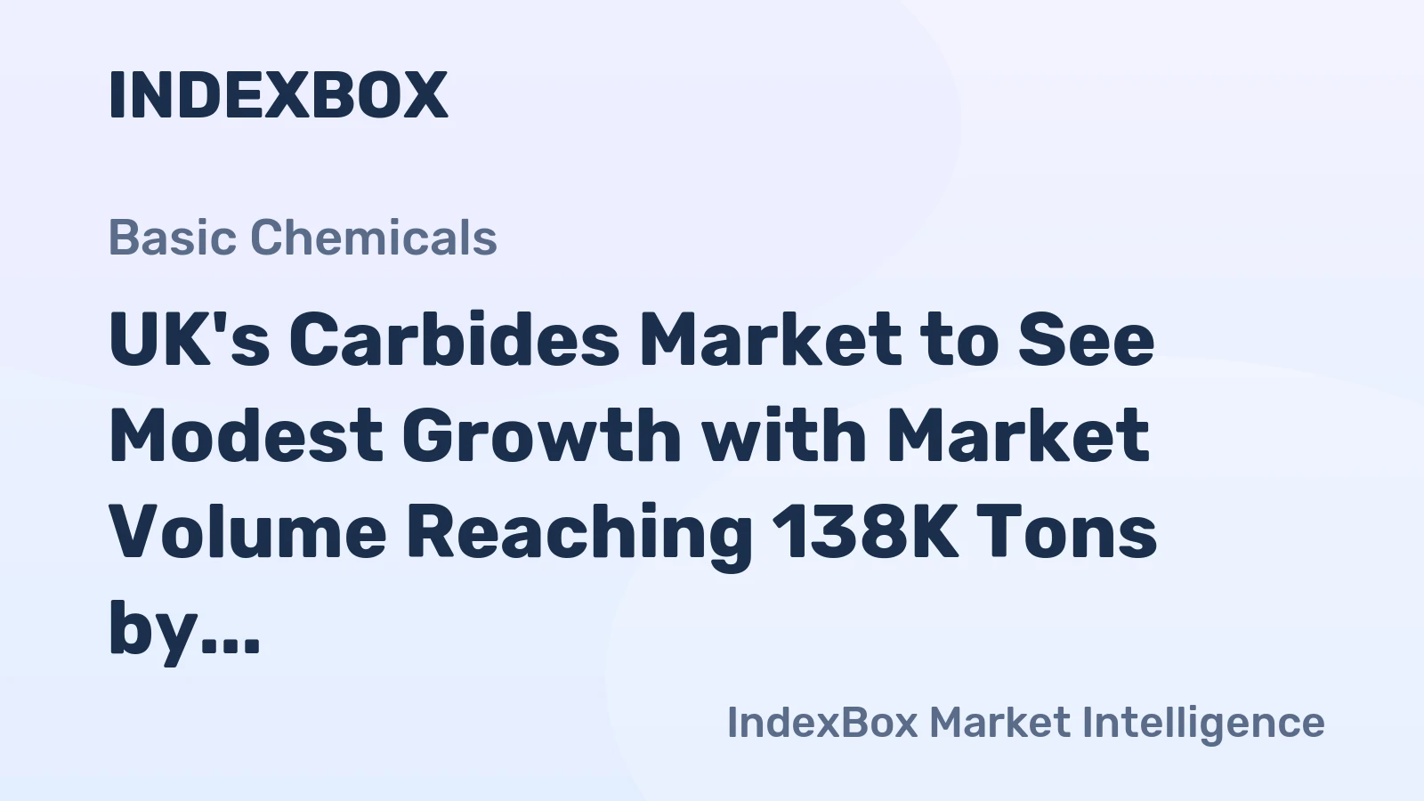 UK's Carbides Market to See Modest Growth with Market Volume Reaching 138K Tons by 2035 and Value Reaching $2.3B