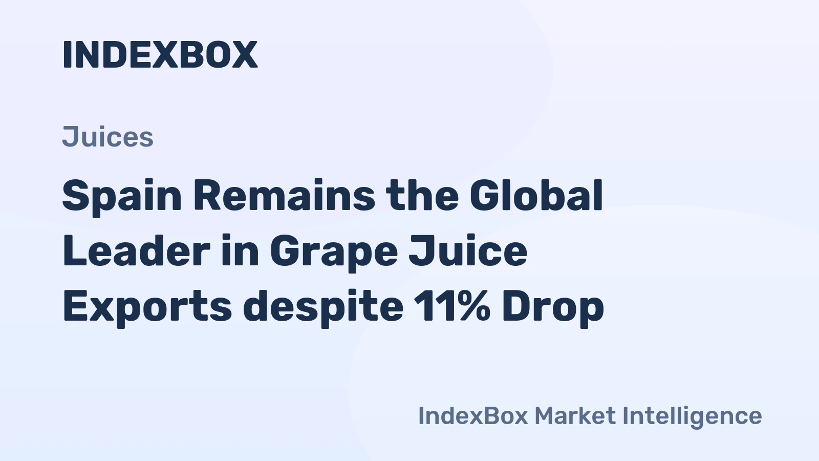 Spain Remains the Global Leader in Grape Juice Exports despite 11% Drop