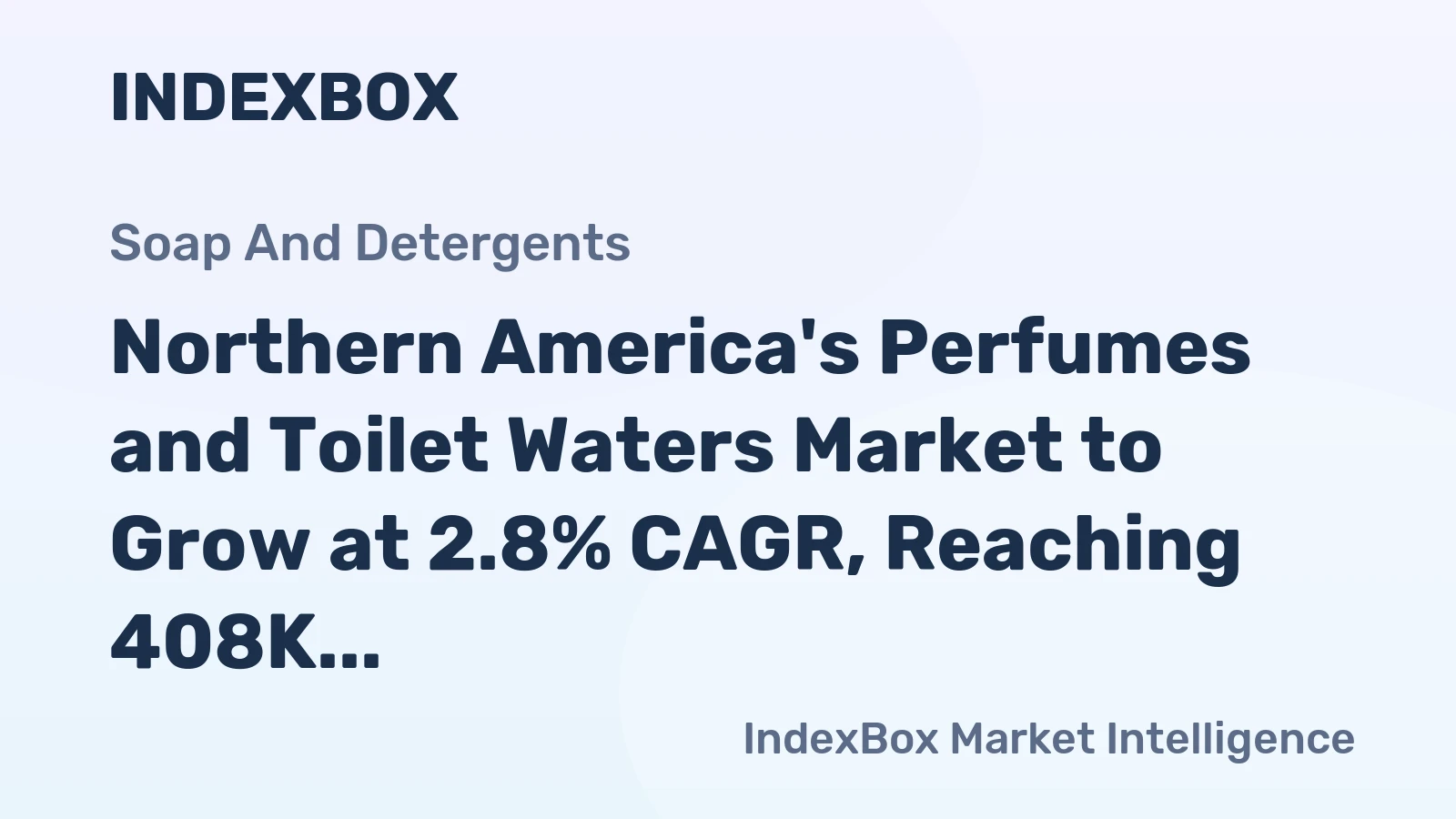 Northern America's Perfumes and Toilet Waters Market to Grow at 2.8% CAGR, Reaching 408K Tons by 2035