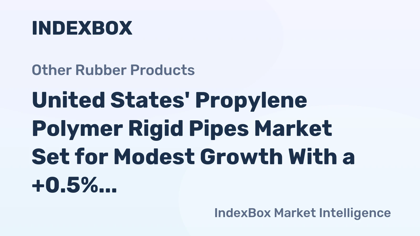 United States' Propylene Polymer Rigid Pipes Market Set for Modest Growth With a +0.5% Volume CAGR Through 2035