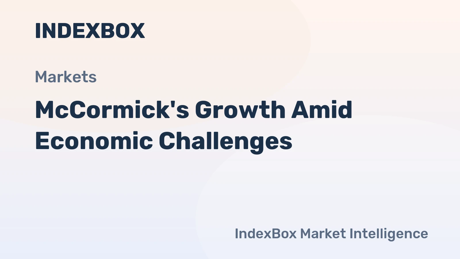 McCormick's Growth Amid Economic Challenges
