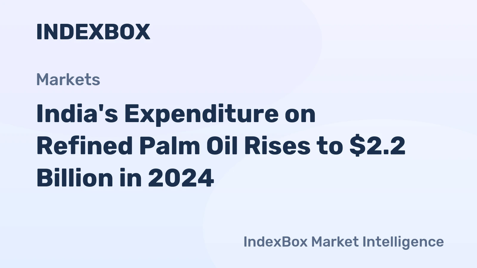 India's Expenditure on Refined Palm Oil Rises to $2.2 Billion in 2024