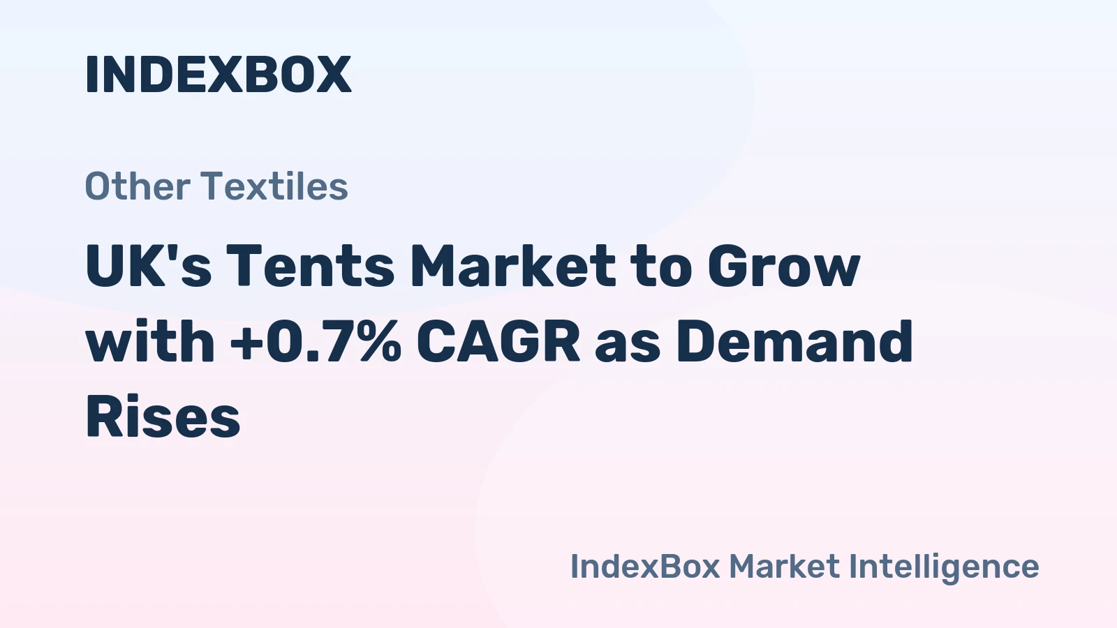 UK's Tents Market to Grow with +0.7% CAGR as Demand Rises