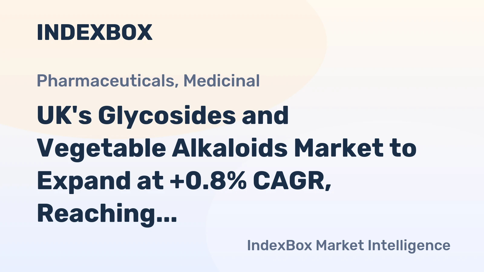 UK's Glycosides and Vegetable Alkaloids Market to Expand at +0.8% CAGR, Reaching $196M by 2035