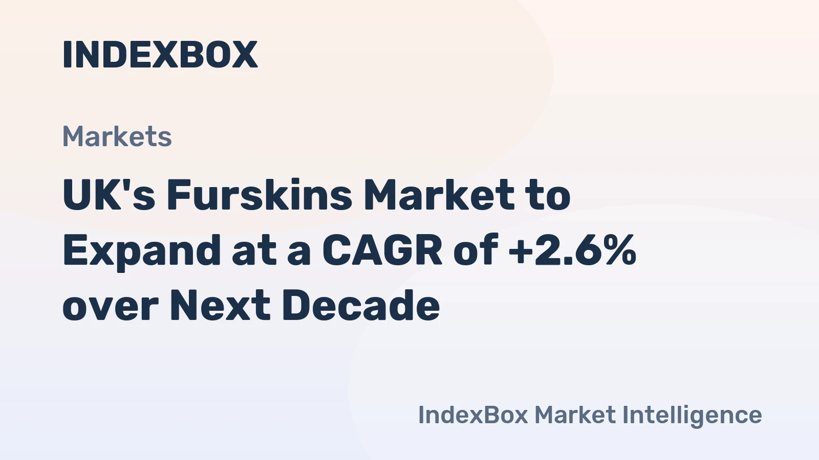 UK's Furskins Market to Expand at a CAGR of +2.6% over Next Decade