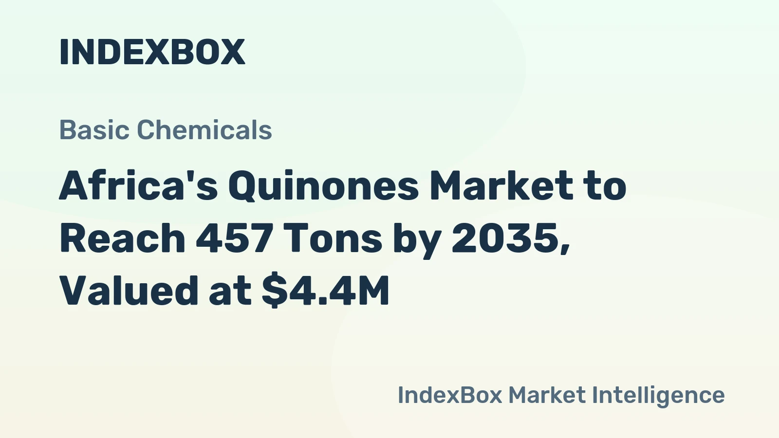 Africa's Quinones Market to Reach 457 Tons by 2035, Valued at $4.4M